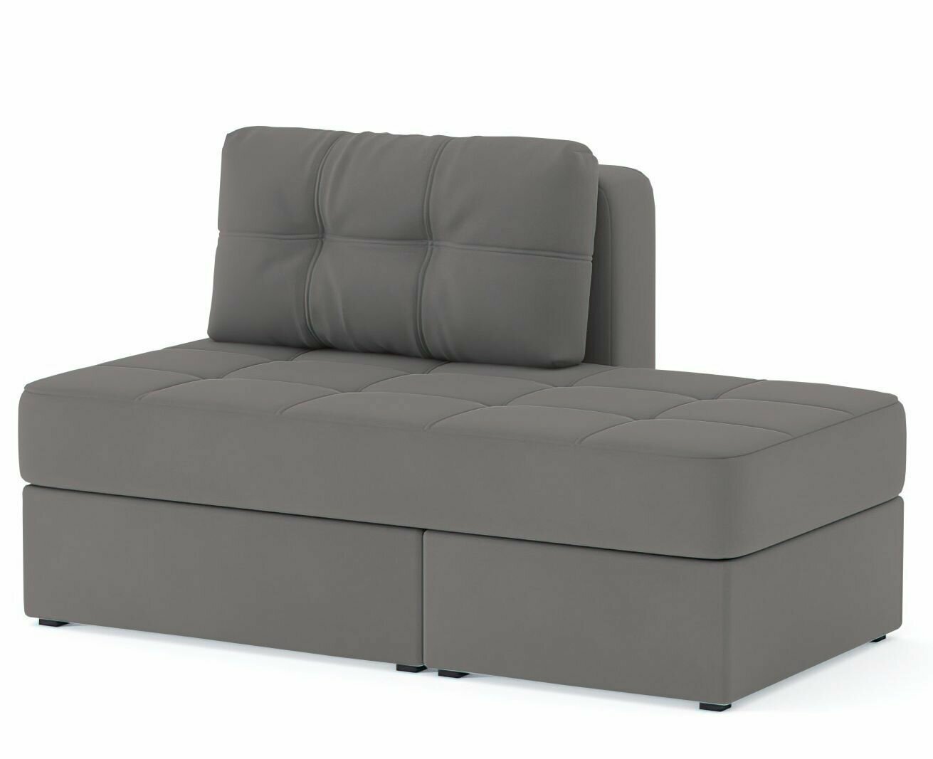 Диван-кровать "Оливер Уно", механизм еврокнижка-трансформер, велюр Зара Лайт браун 05