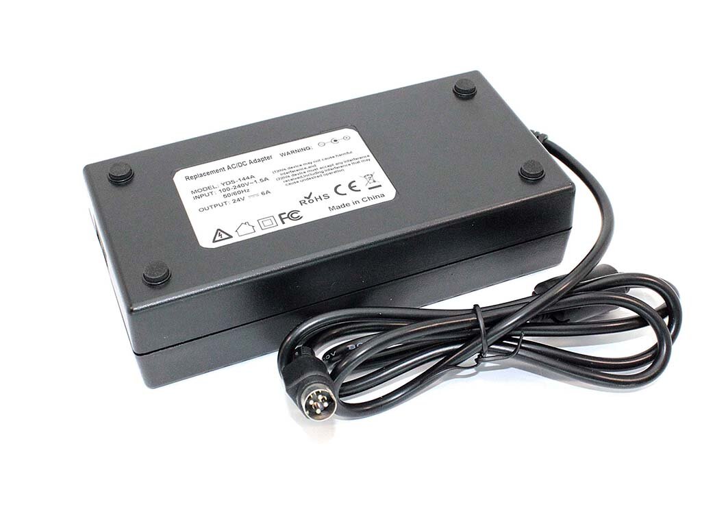 Блок питания для монитора и телевизора LCD 24V 6A 144W 4pin