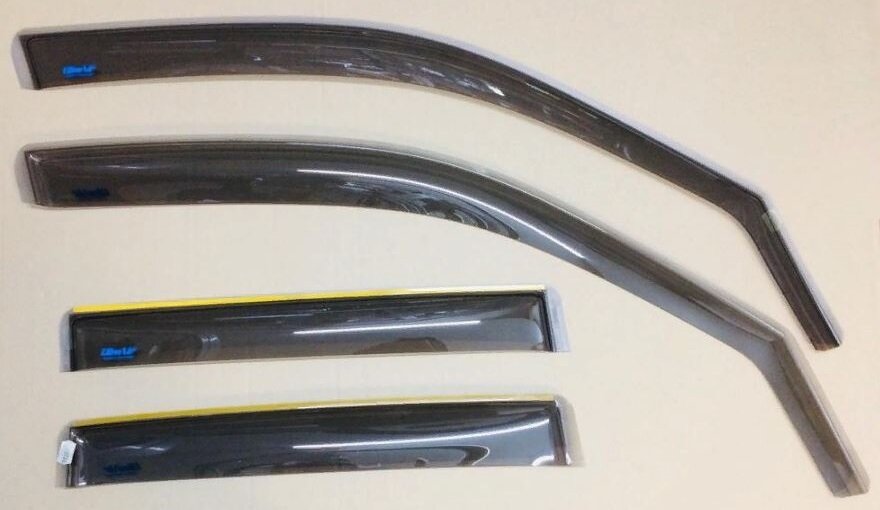 Ветровики окон вставные светло-дымчатые, 4шт, для авто Toyota Rav4 5-дв. 2000-2006