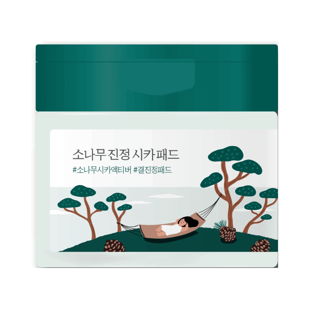 ROUND LAB Успокаивающие пилинг-педы с экстрактом игл сосны Pine Calming Cica Pad 50 шт Корейская Косметика