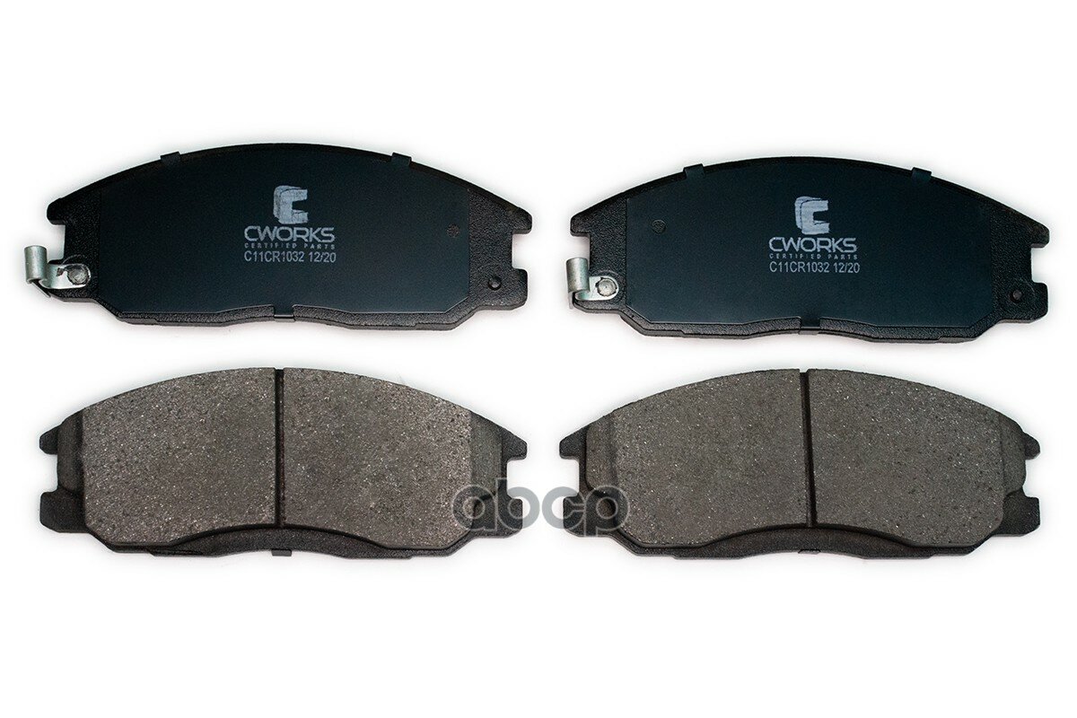 Колодки тормозные перед, Low Metallic SSANGYONG REXTON / REXTON II (GAB_) 06/06-, SSANGYONG REXTON CWORKS арт. C11CR1032