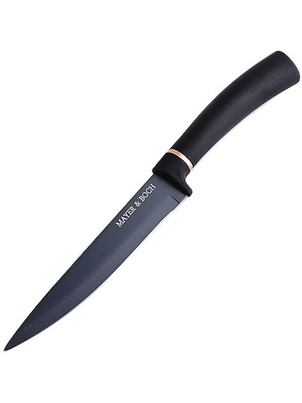 Набор ножей MAYER&BOCH, сталь, универсальное лезвие, эргономичная ручка, длина 22.5 см