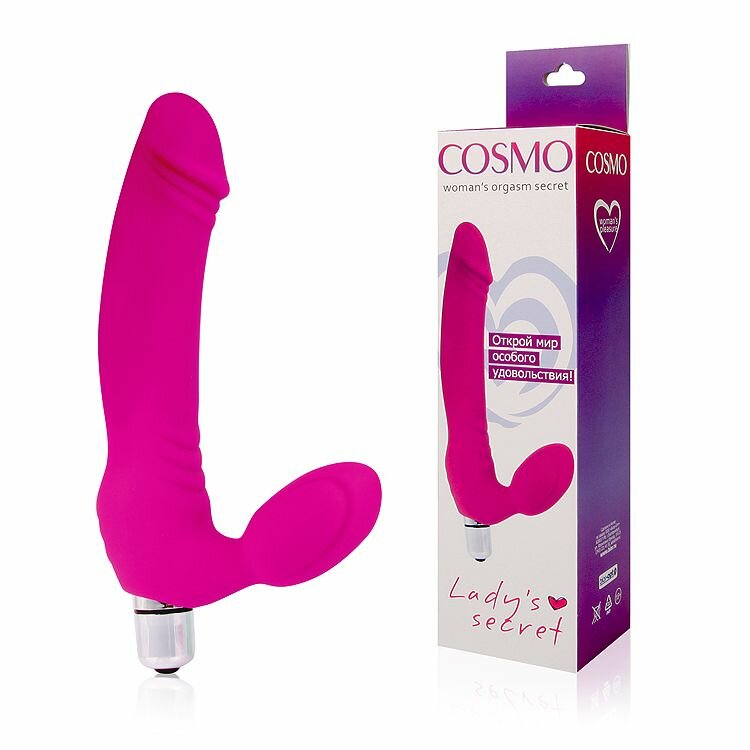 COSMO Вибратор из силикона Lady's Dream 14.5 см (CSM-23035), розовый