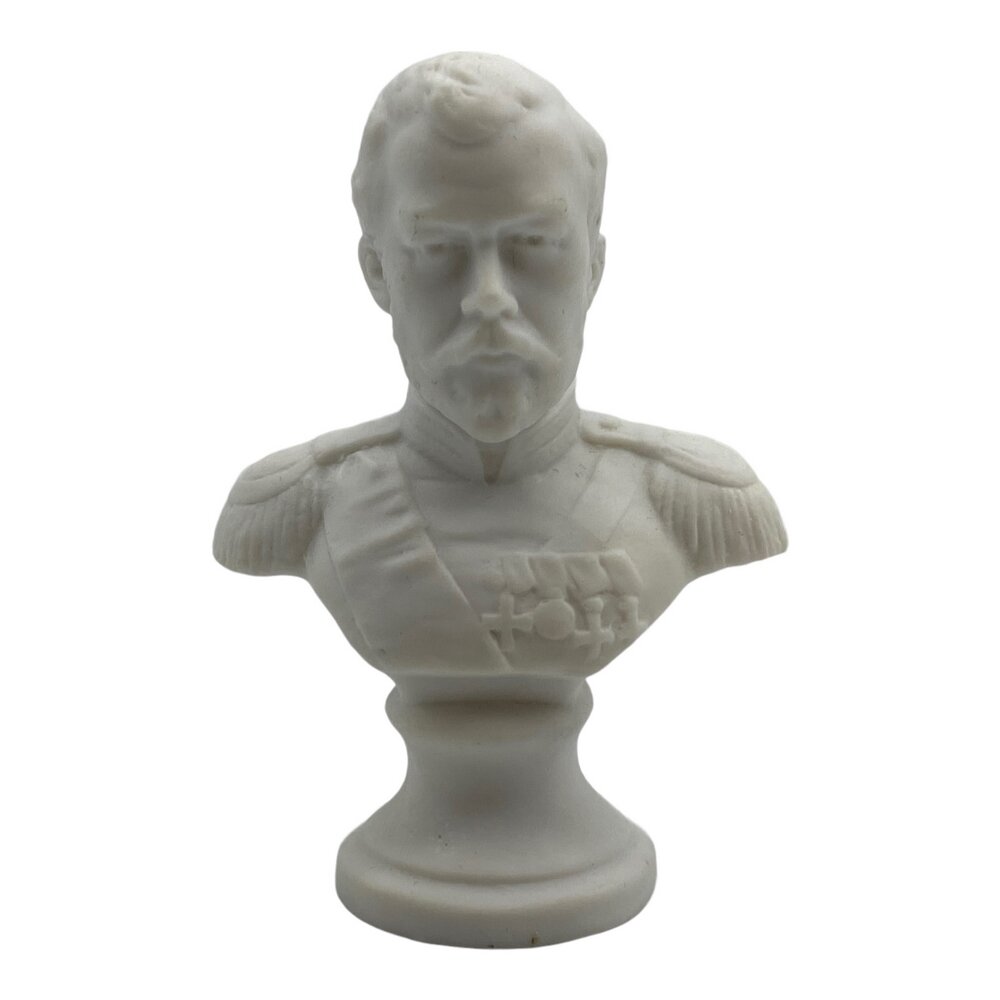 Фарфоровый бюст "Николай II" 1894-1917 гг, Российская Империя