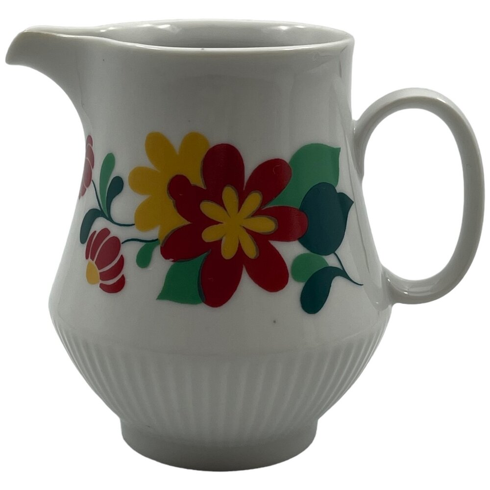 Сливочник "Цветы", фарфор, 1960-1990 гг, Colditz, ГДР