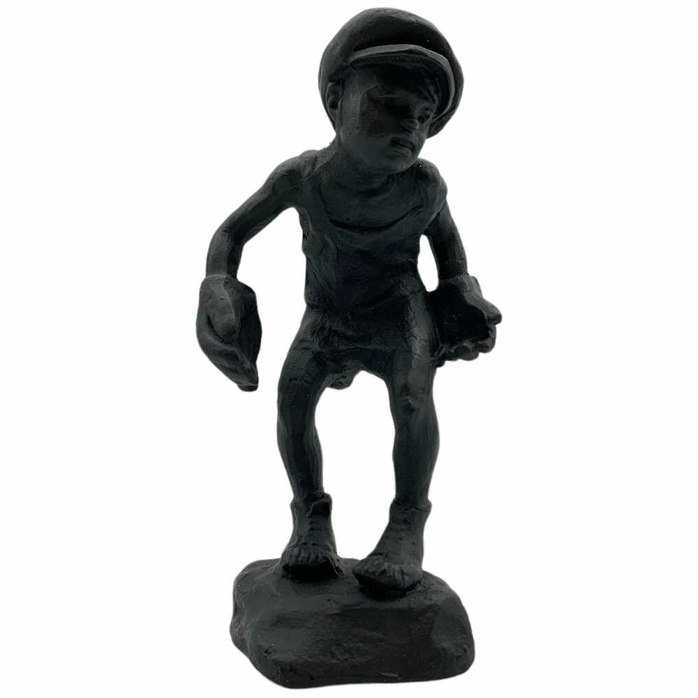 Чугунная статуэтка "Юный вратарь" 1960-1970 гг, СМП, СССР