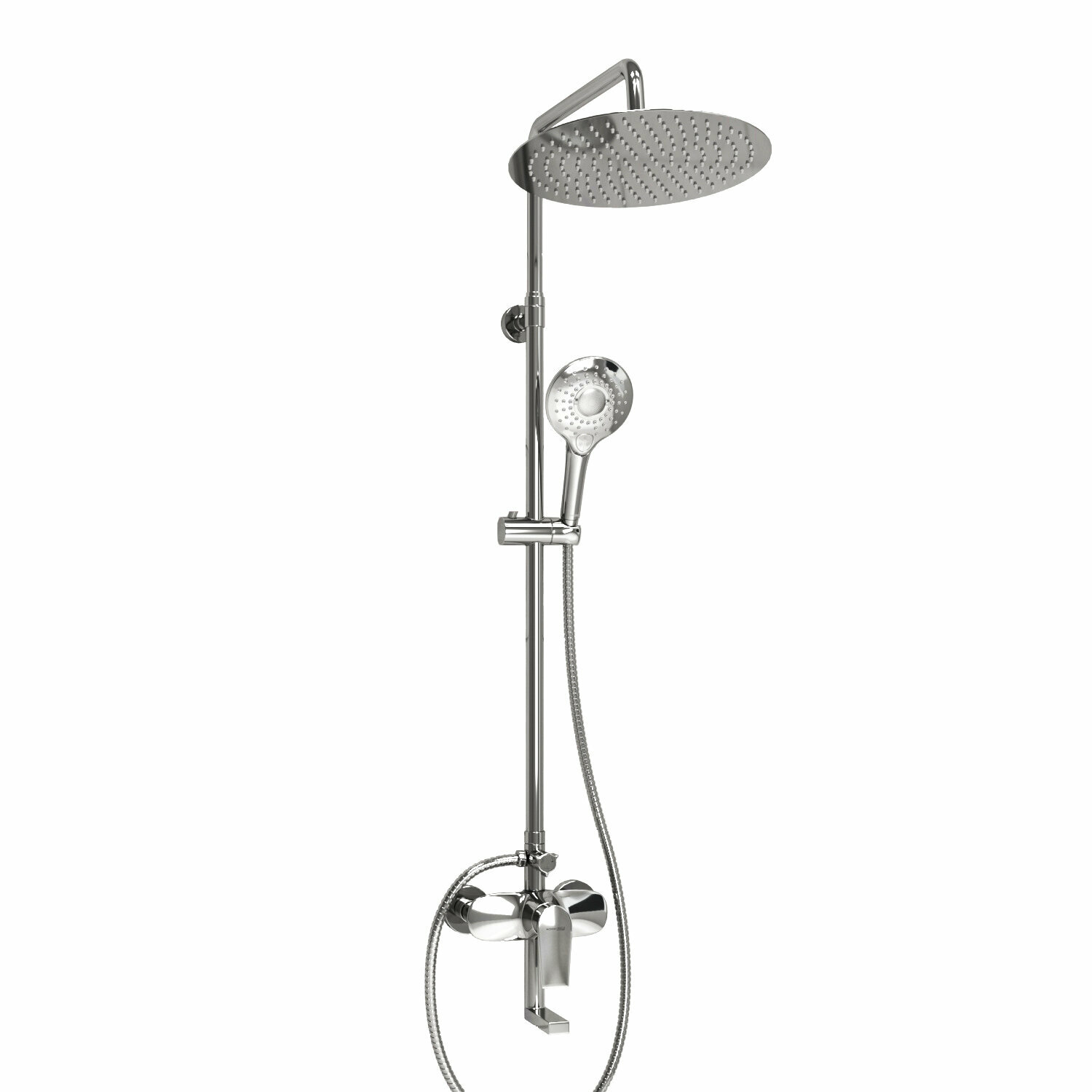 Душевая система для ванны WasserKRAFT (A166.116.101.010. CH)