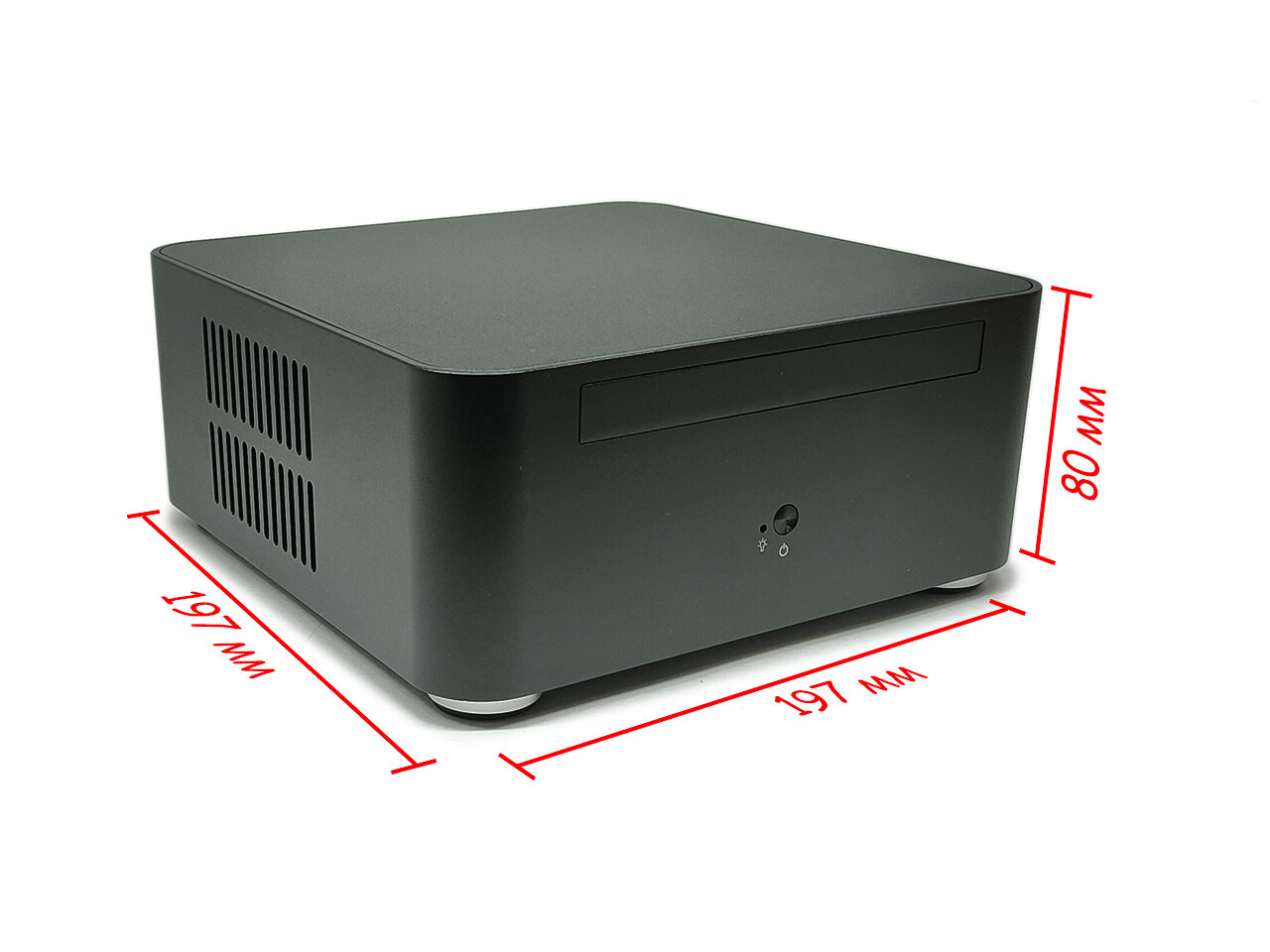 E-mini E-A80S black (mini-ITX, без блока питания)