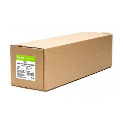 Холст Cactus CS-GC260-91430, для струйной печати, 914мм х 30м, втулка 50.8мм (2"), 260г/м2, белый, фактура синтетика, покрытие глянцевое