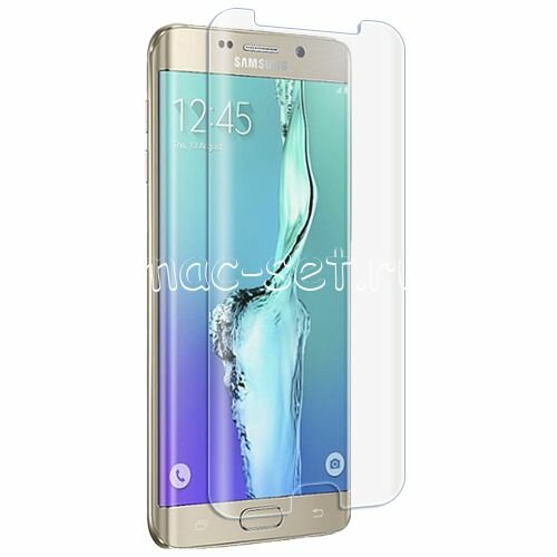 Защитное 3D стекло для Samsung Galaxy S6 edge+ G928 изогнутое на экран 5.7" прозрачное
