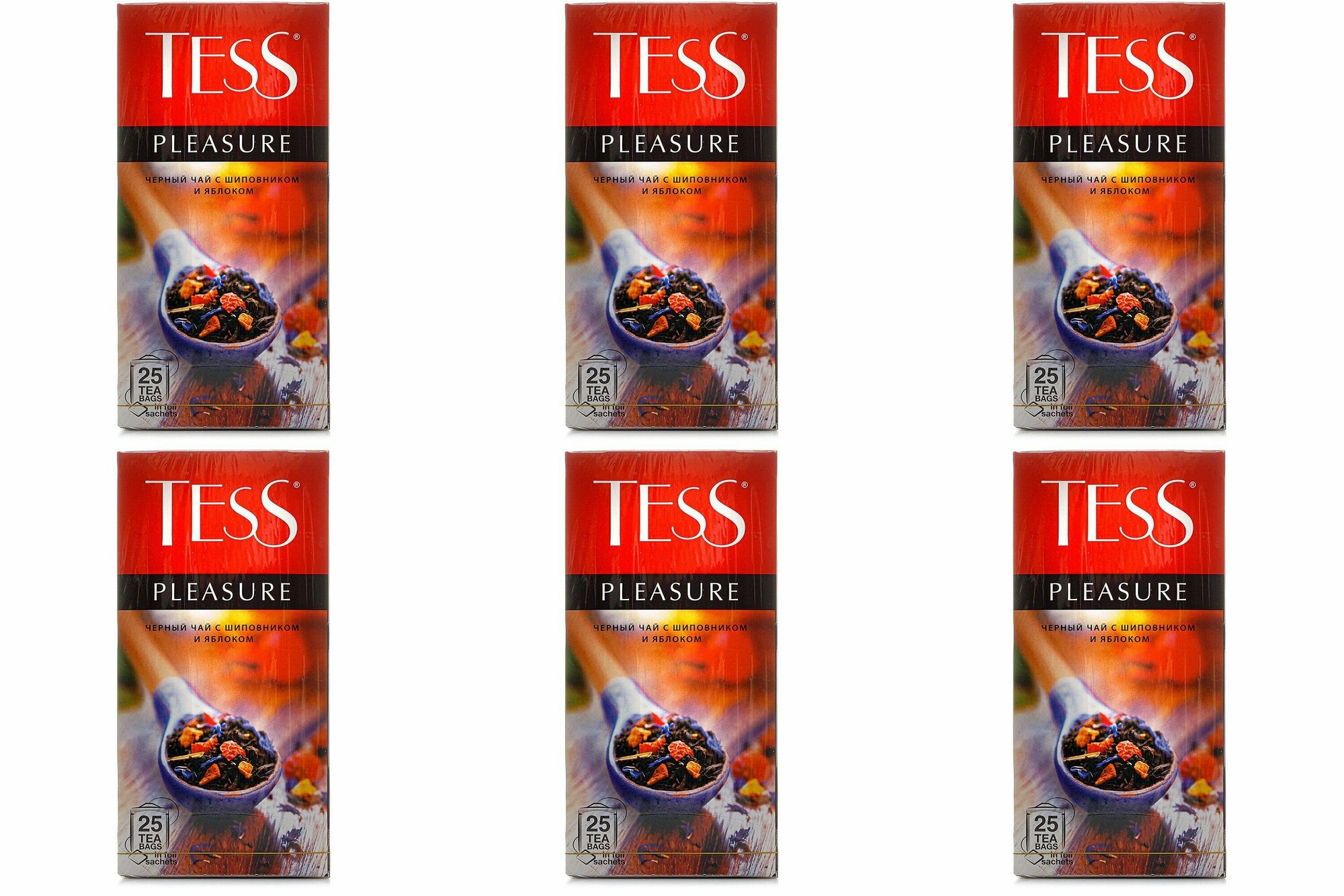 Tess Чай в пакетиках Плэжа 25 пакетов 6 шт