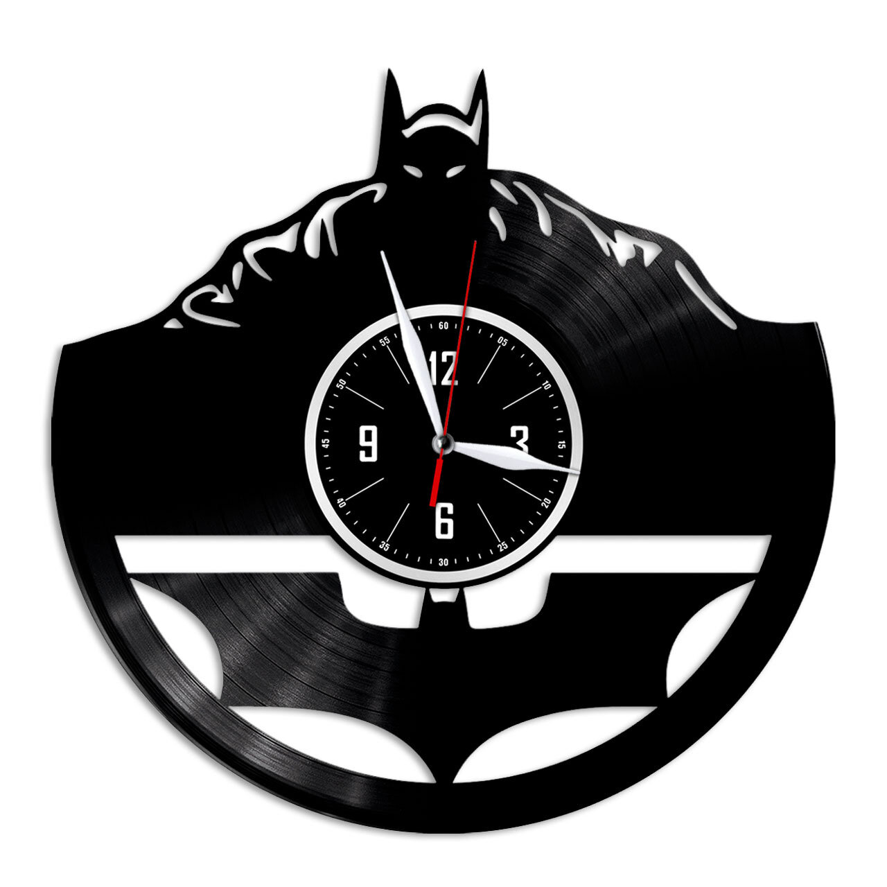 Batman - настенные часы из виниловой пластинки