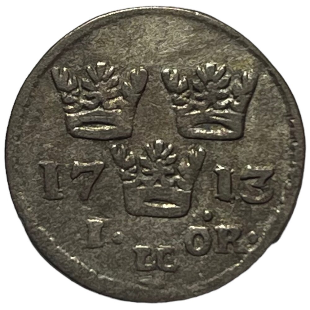Швеция 1 эре (оре) 1713 г.