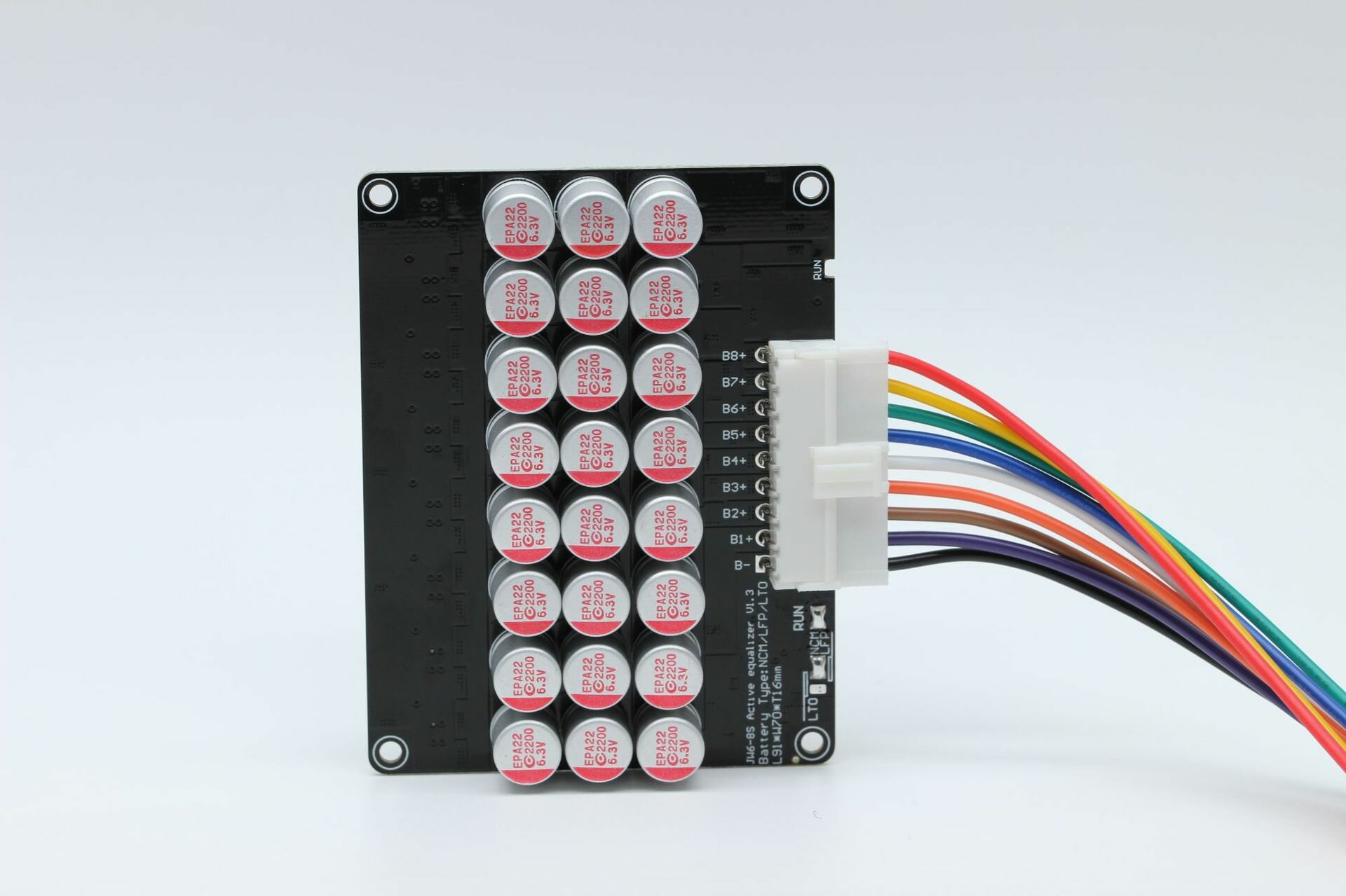 Активный Балансир конденсаторный Li-ion, LiFePO4, LTO 6-8S, 5A