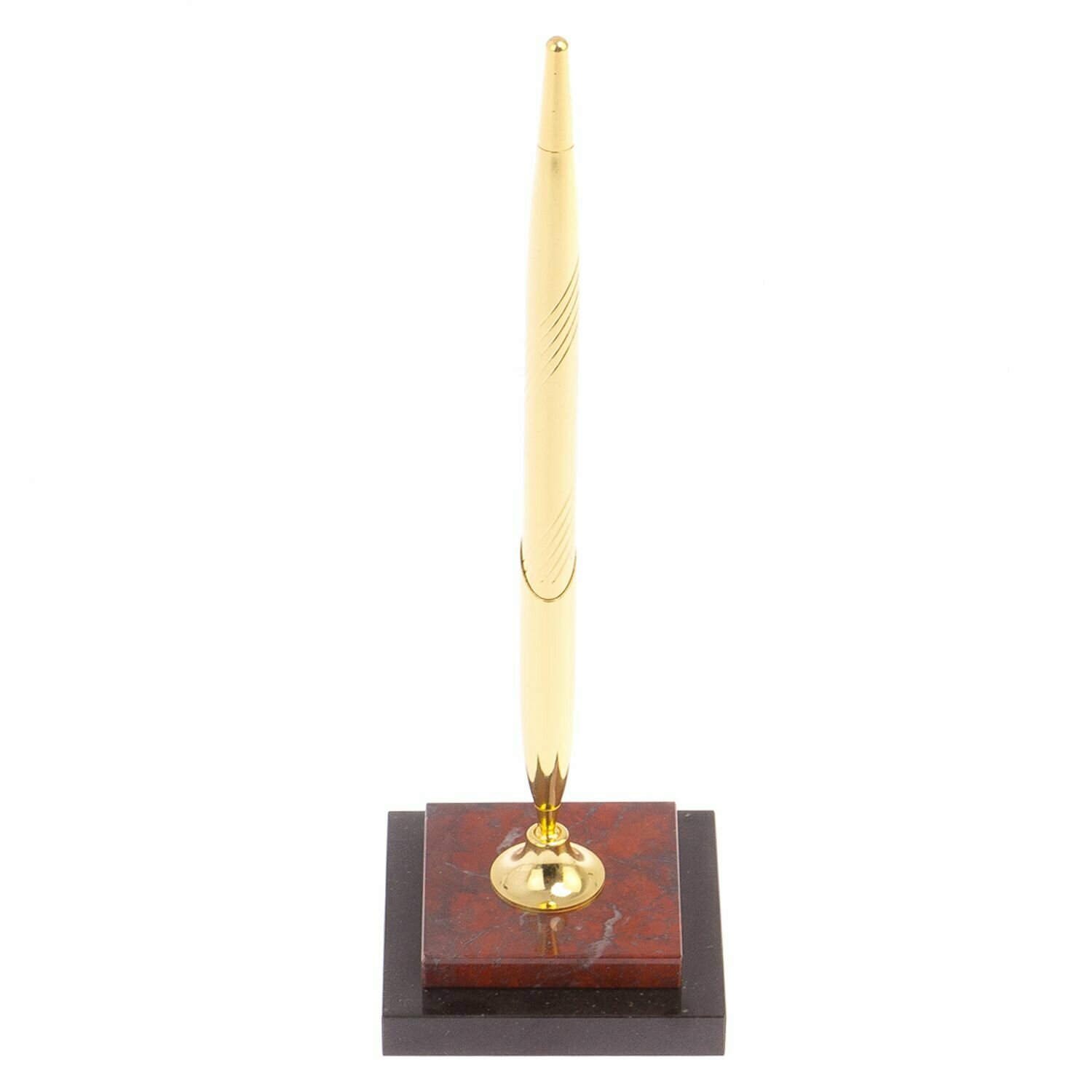 Квадратная подставка под ручку из яшмы 6,5х6,5х21,5 см 125962