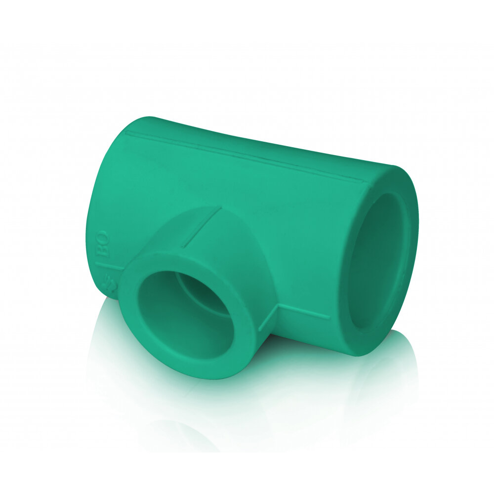 Переходной полипропиленовый тройник Blue Ocean PPRF/RT G -32x25x32