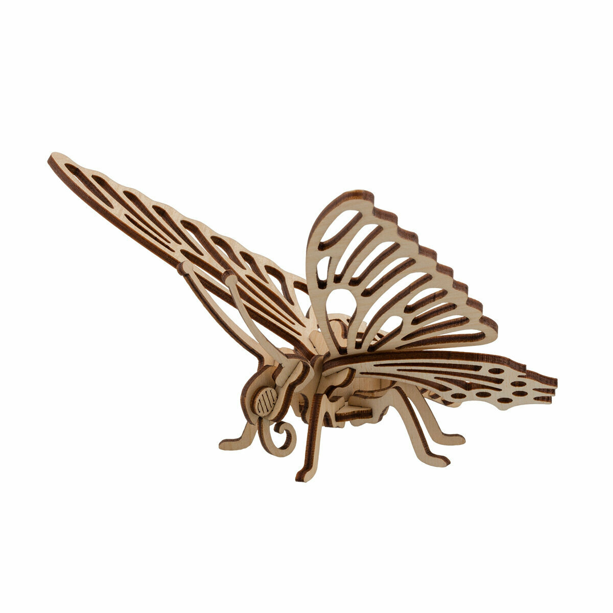 Пазлы деревянные 3D "Бабочка" 24 детали, 5+