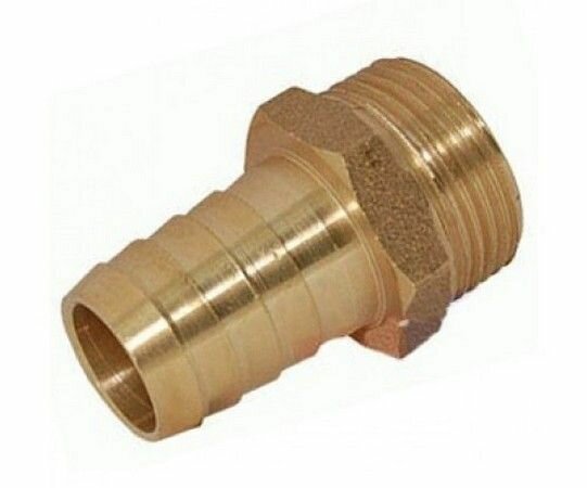 Штуцер латунный для шлангов 3/4" нар.-16мм TIM SM03-16