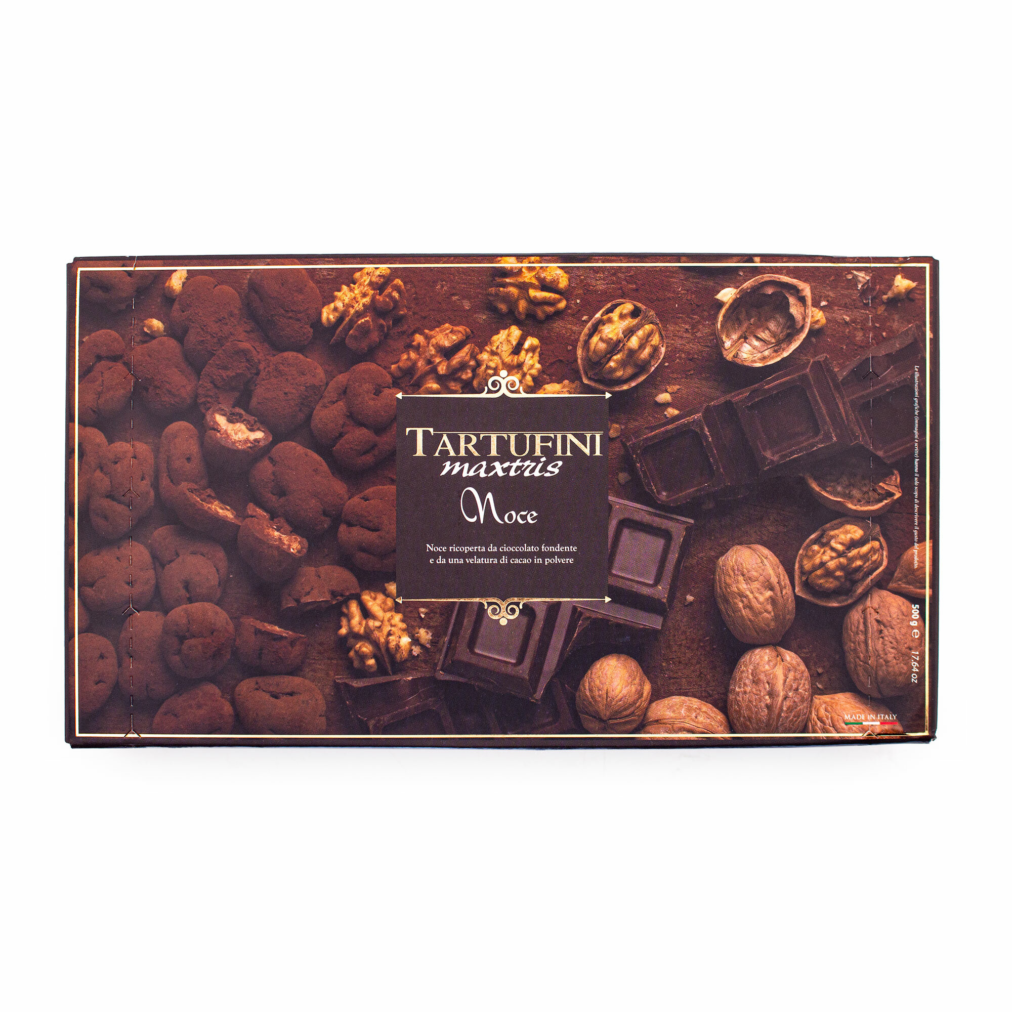 Грецкий орех тартуфини в темном шоколаде, MAXTRIS, 0,5 кг