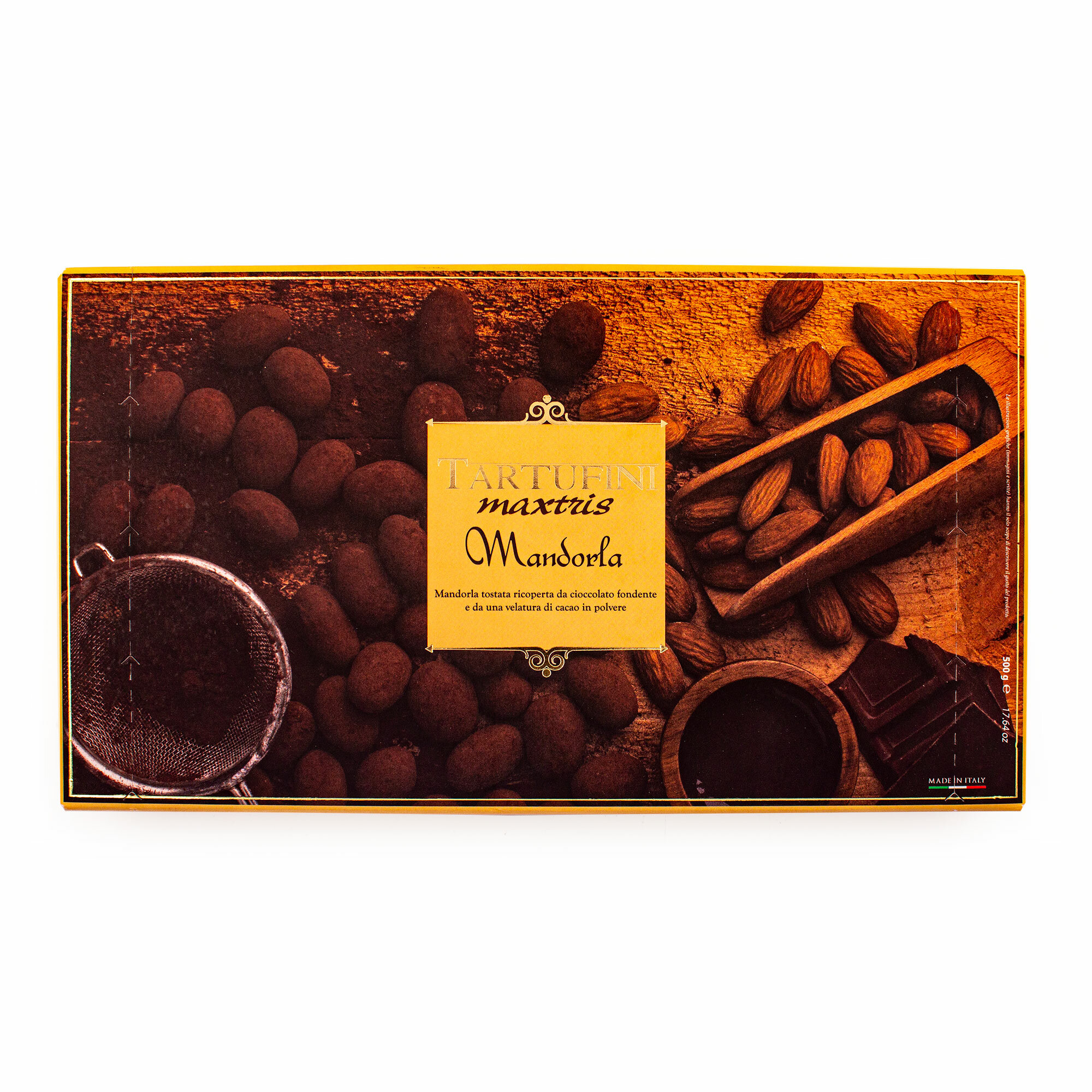 Миндаль в темном шоколаде TARTUFINI, MAXTRIS, 0,5 кг