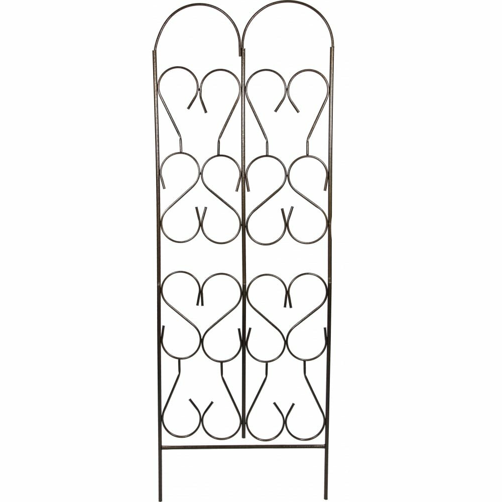 Шпалера Sadagro Широкая 2 секции, бронза, из стали, разборная конструкция, для вьющихся растений