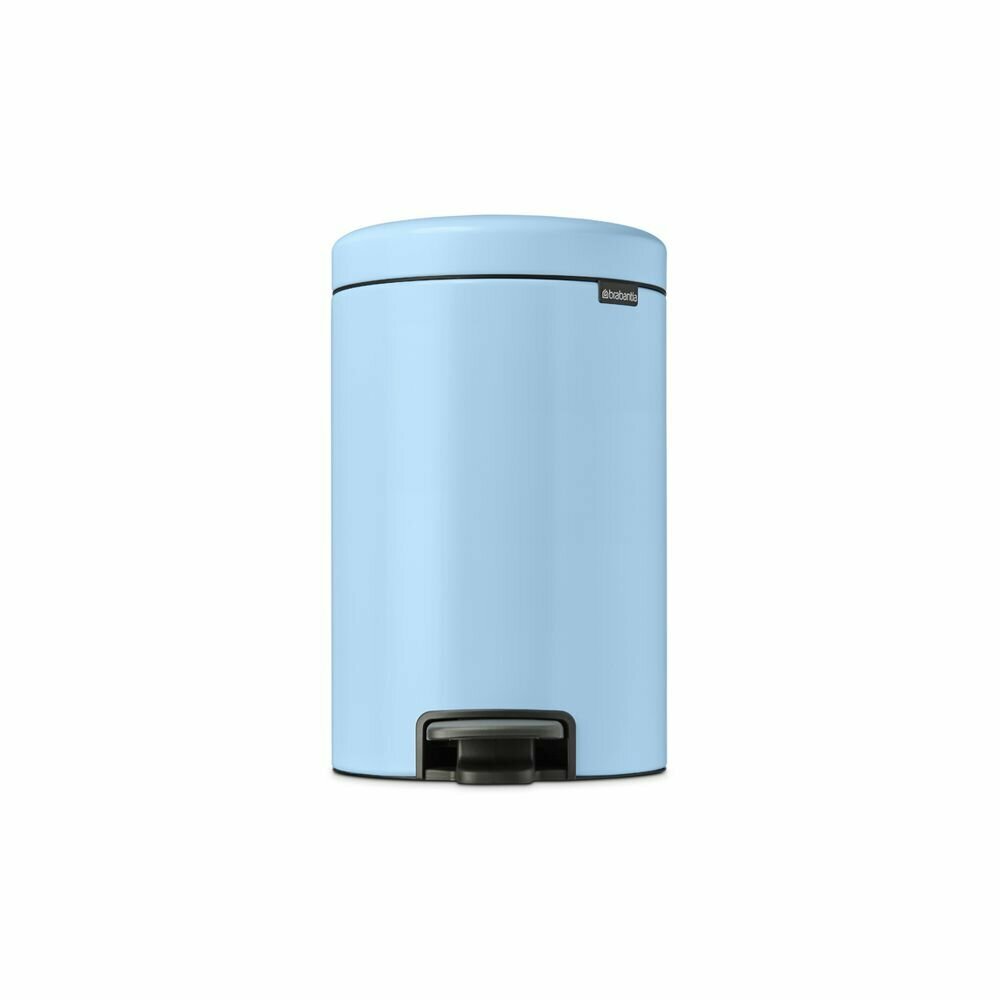 Бак мусорный Brabantia "NewIcon" с педалью нежно-голубой 12л 202483