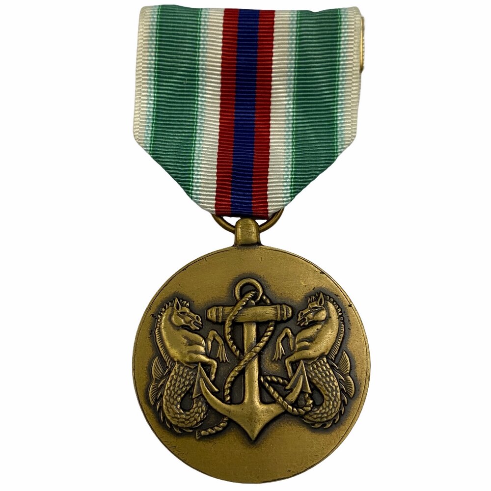 США, медаль "За службу на судах торгового флота, отмеченных храбрыми действиями" 1944-1980 гг.