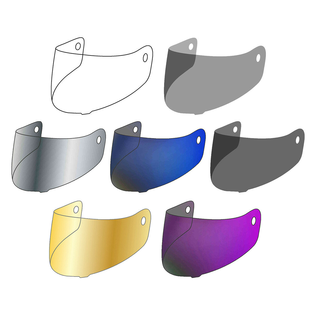 SCORPION EXO Визор EXO-HX1 MIRROR SILVER MAXVISION READY (KDF-19), цвет Серебристый, зеркальный