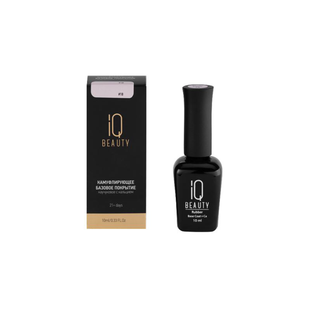 Камуфлирующая база для гель-лака №18 Розовый фраппе Rose frappe IQ Beauty 10 мл