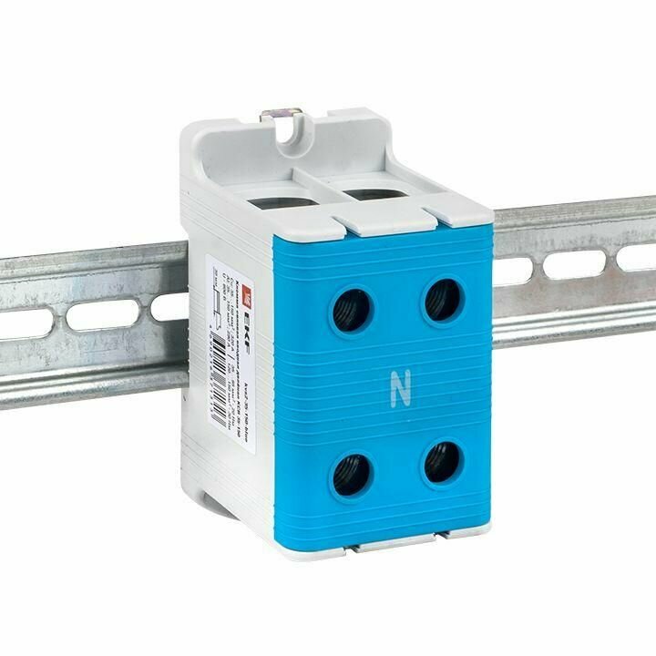 Клемма силовая вводная двойн. КСВ 35-150кв. мм син. PROxima EKF kvs2-35-150-blue