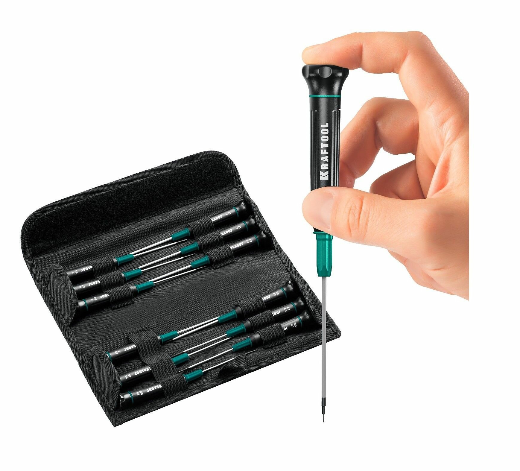 Набор отверток KRAFTOOL Precision для точных работ 12 предметов