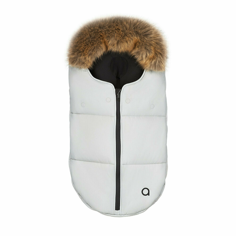 Флисовый конверт Anex Wom 0+ Footmuff, цвет Light Gray (Светло-серый), артикул производителя r/a fw02