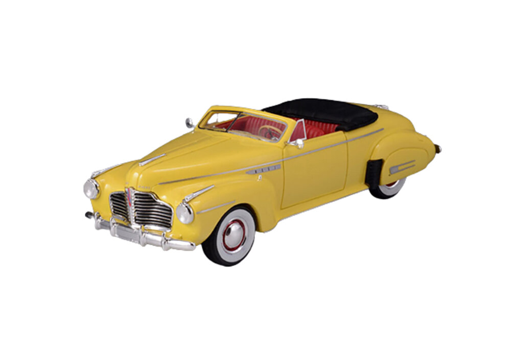 Модель коллекционная GLM Buick roadmaster convertible 76C (open) 1941 yellow