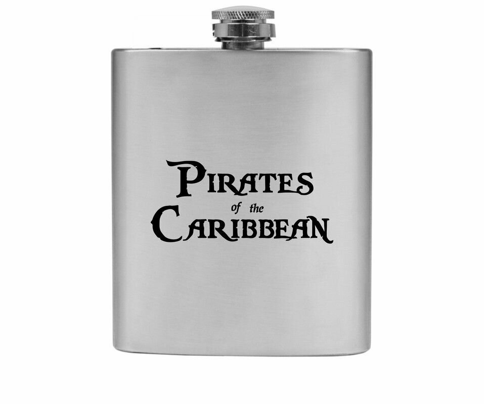 Фляжка Bugrikshop принт "Пираты Карибского моря" - 0007