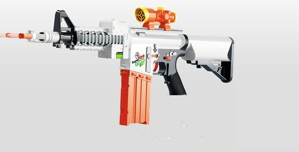 Игрушечное оружие Бластер эл. с мягкими пулями 7022