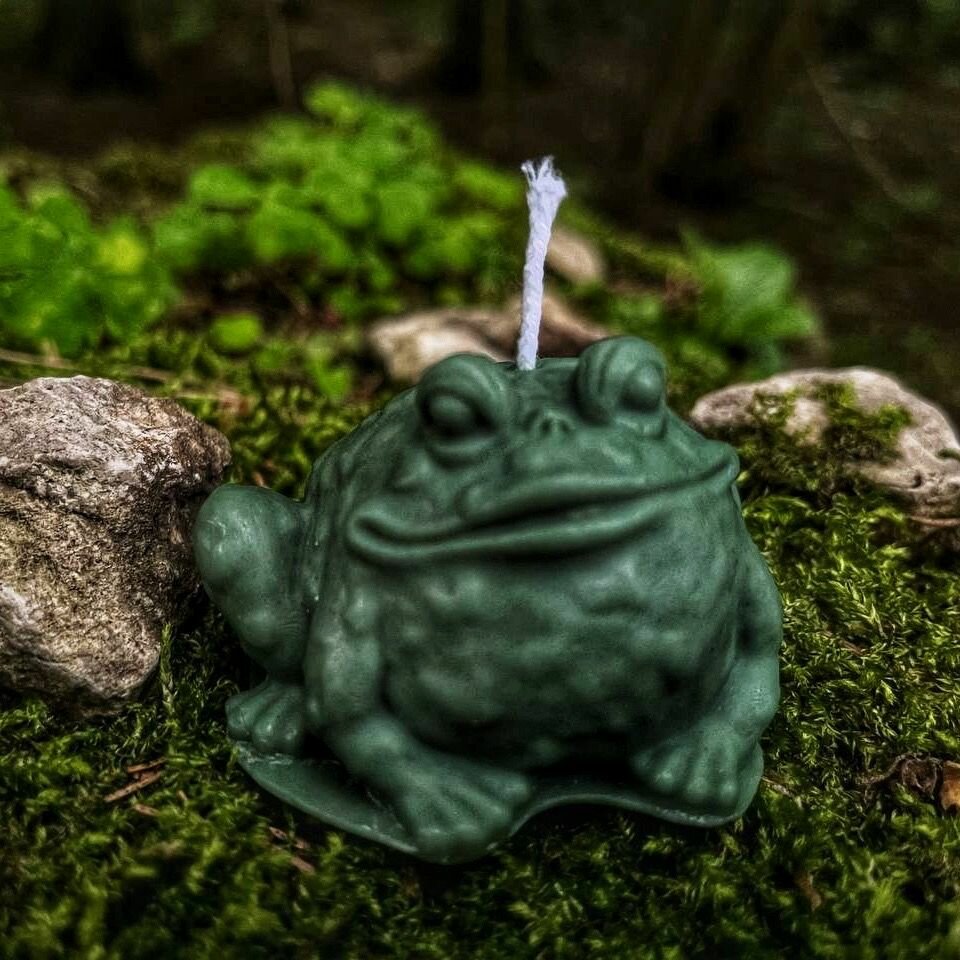 Свеча ароматическая "Жаба на удачу" 53гр