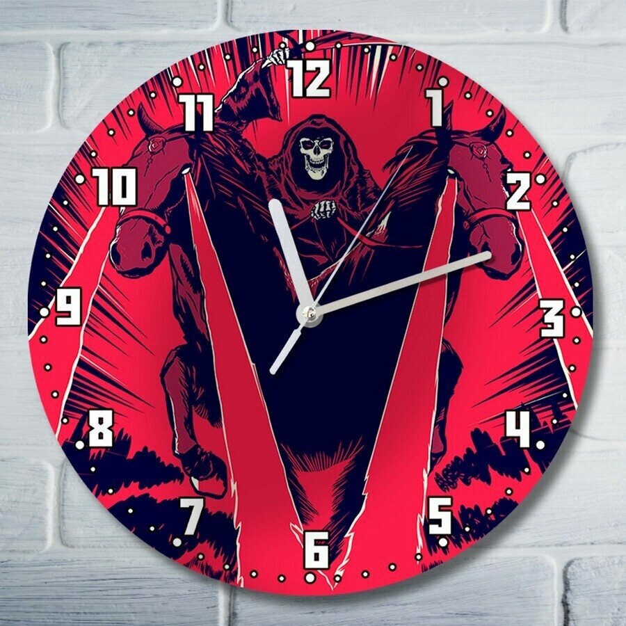 Настенные часы УФ с рисунком музыка Metallica - 3793