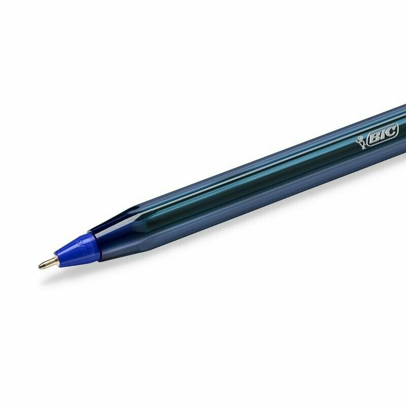 Ручка шариковая неавтоматическая BIC Cristal Exact синяя толщина линии 0.28 мм, 1496334