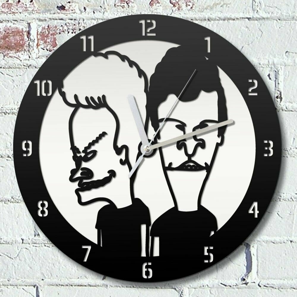 Настенные деревянные бесшумные часы Игры BEAVIS & BUTTHEAD - 2204