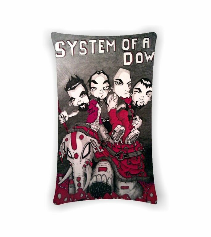 Подушка System of a Down, Систем оф а Даун №5, С одной стороны