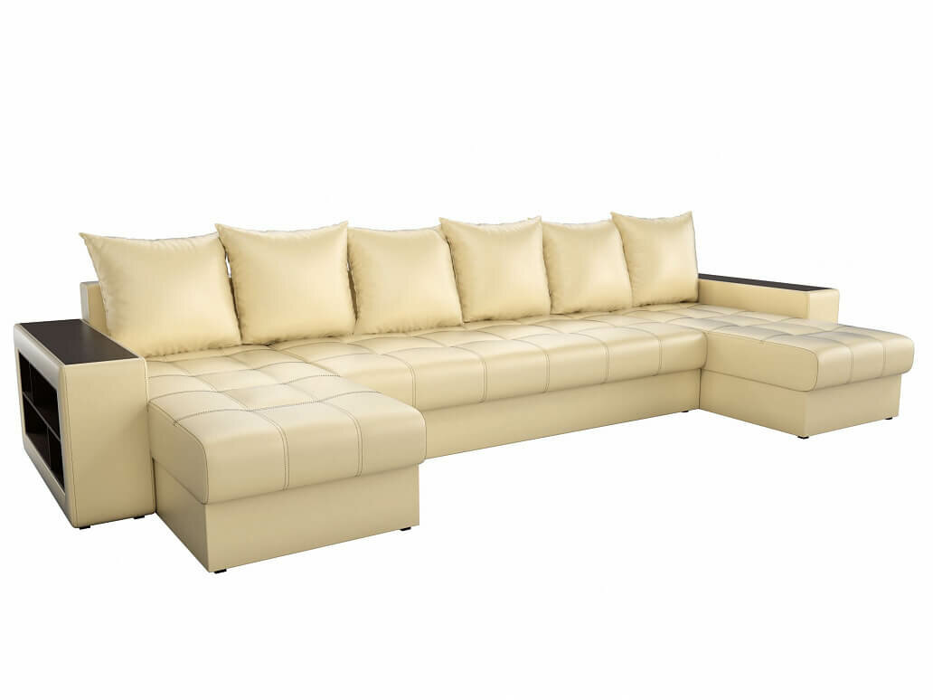 Artum П-образный диван Дубай Экокожа Бежевый