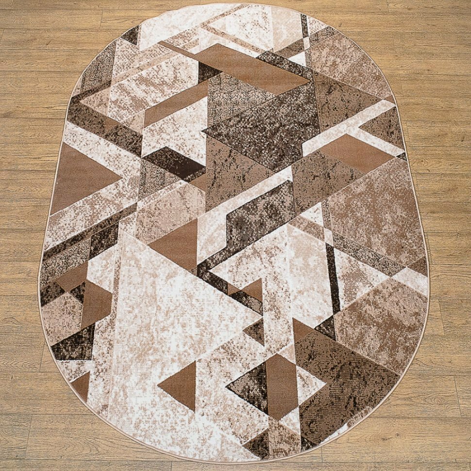 Лайла де Люкс ковры дизайн 15880 цвет 10842 овал (2 х 4 м)