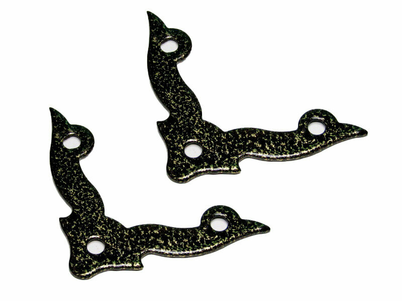 Уголок декоративный фигурный ноэз УДФ 70-SL старая бронза (комплект 2 штуки)