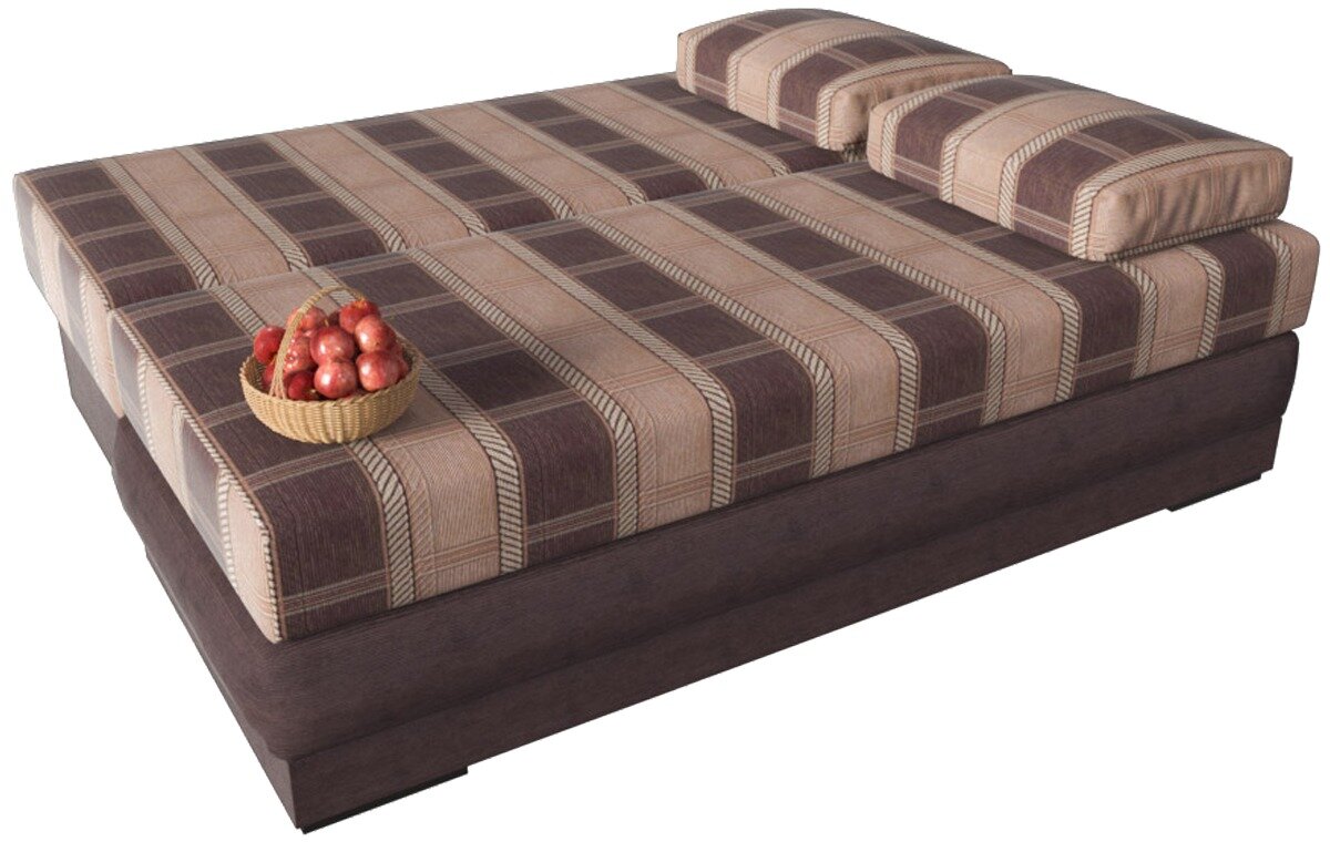 Artum Диван прямой Эконом Дарк Кофе