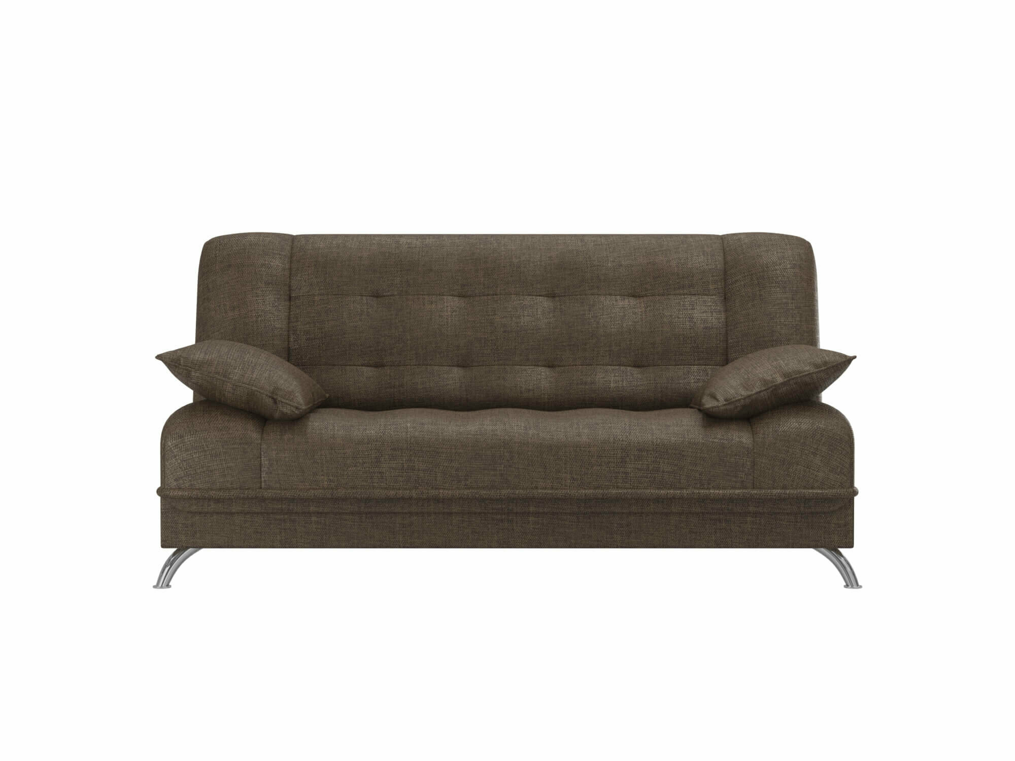 Artum Прямой диван Анна рогожка коричневый