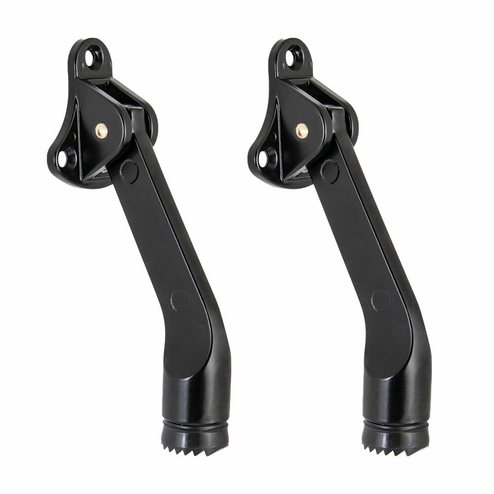 Упор дверной напольный Fuaro DS-100 BL (черный) козья ножка (комплект 2 штуки)