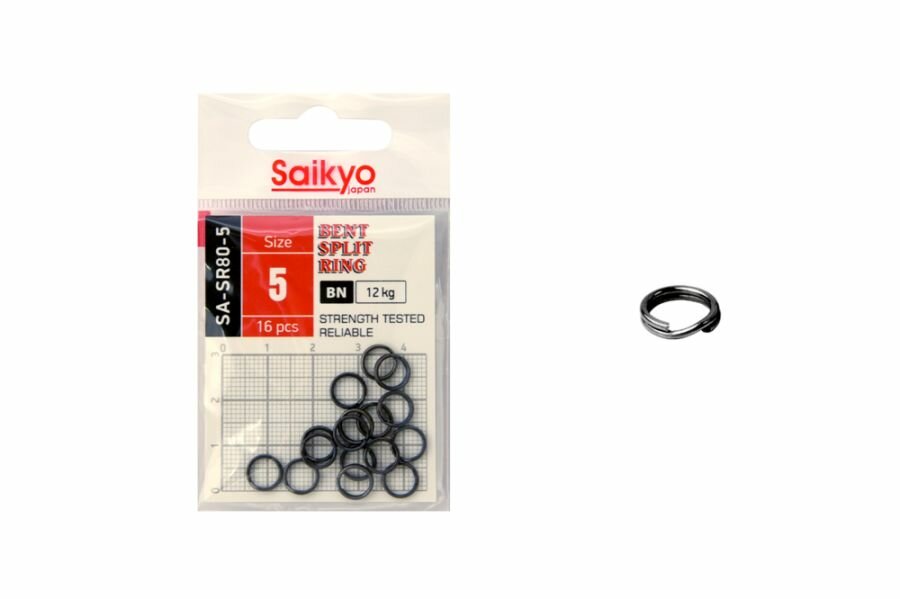 Заводное кольцо Saikyo SA-SR80-5 (1 упаковка по 16 штук)
