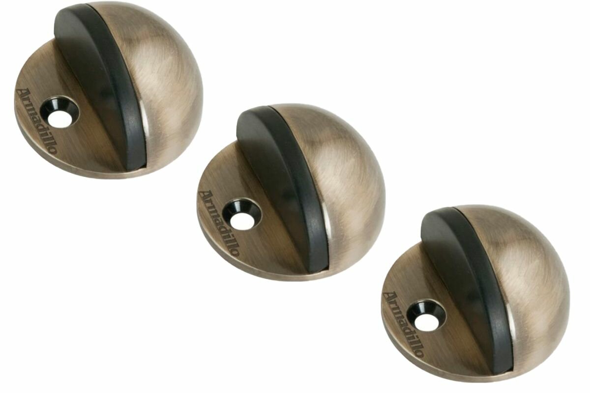 Упор дверной Armadillo напольный DH003ZA AB Бронза (комплект 3 штуки)