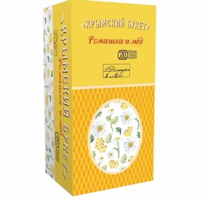 Чай травяной Крымский букет Ромашка и мёд