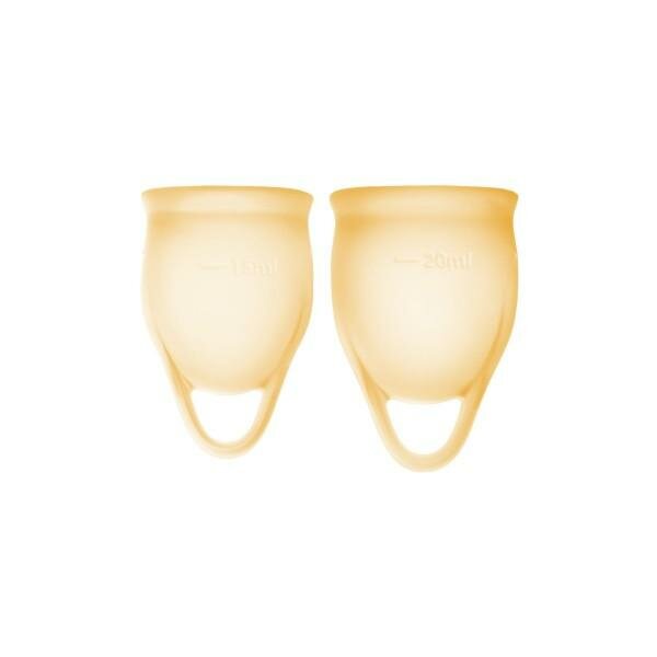 Набор желтый менструальных чаш Satisfyer Feel CONFIDENT Menstrual Cup